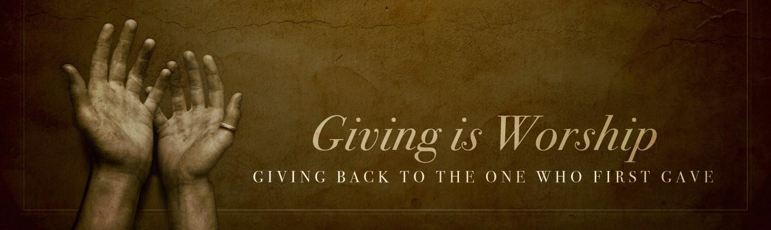 Giving Back to the One Who First Gave | Stewardship Encouragement 2020 ...